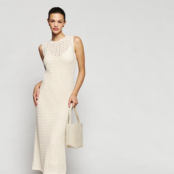 Reformation | Dresses | Park Novelty Open Knit Dress | Poshmark